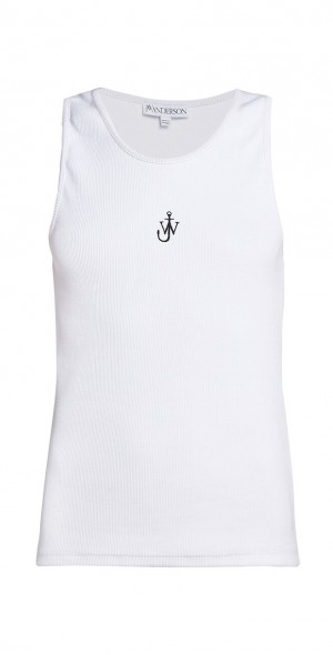 JW Anderson - Women's Embroidered Anchor Tank