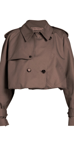 JW Anderson - Women's Rainbow Cotton Double-Breasted Short Jacket