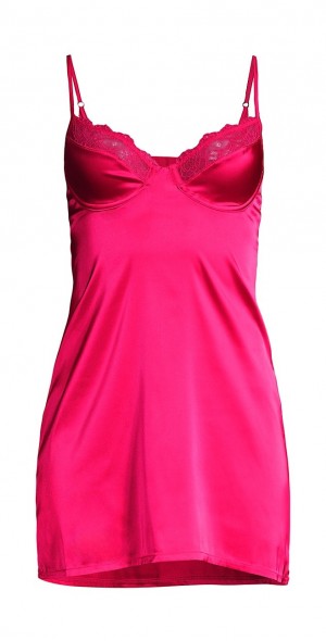 Kat the Label - Women's Sienna Satin Slip Minidress