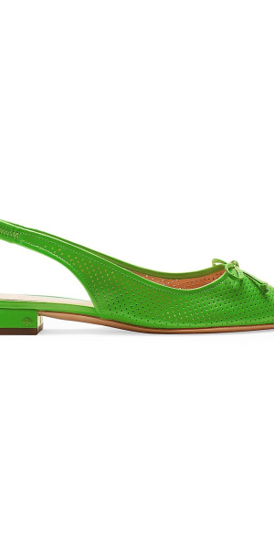 kate spade new york - Women's Veronica Perforated Leather Slingback Mules