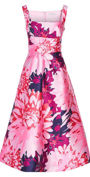 Kay Unger - Women's Marie Floral Midi-Dress