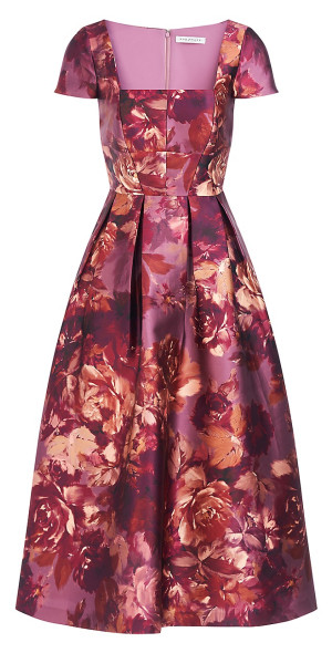 Kay Unger - Women's Tierney Floral Tea-Length Dress