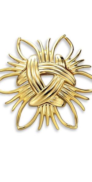 Kenneth Jay Lane - Abstract Sunburst Pin