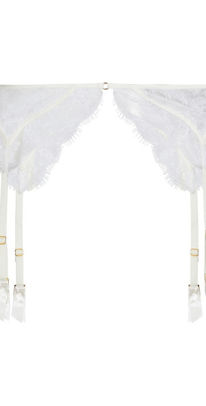 Kiki de Montparnasse - Women's Lace Inset Garter Belt