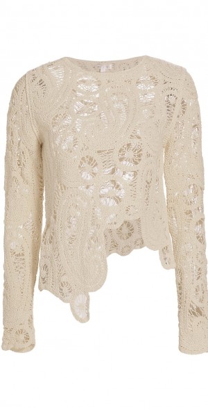 Line & Dot - Women's Baja Cotton Crocheted Top