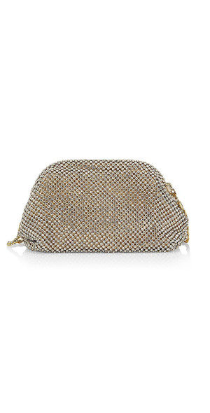 Loeffler Randall - Women's Doris Crystal Mesh Mini Frame Pouch