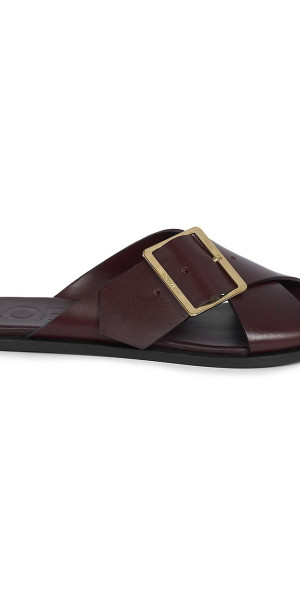 LOEWE - Women's Petal Belt Leather Sandals