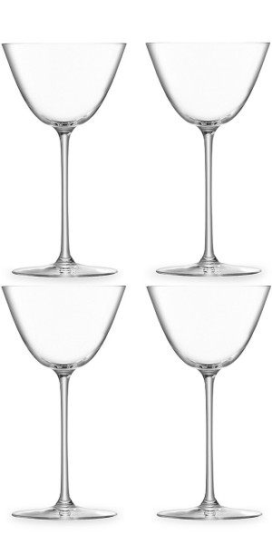 Lsa Borough 4 Piece Martini Glass Set
