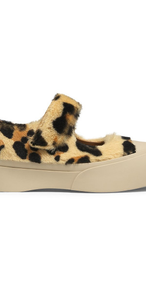 Marni - Women's Pablo Leopard-Print Mary-Janes