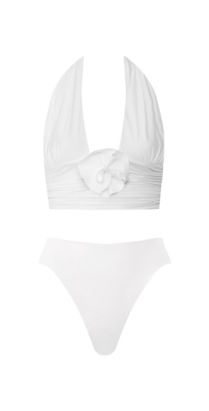 Maygel Coronel - Women's Vives Ruched Halter Bikini