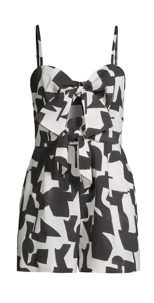 Milly - Women's Anya Geometric Cut-Out Romper