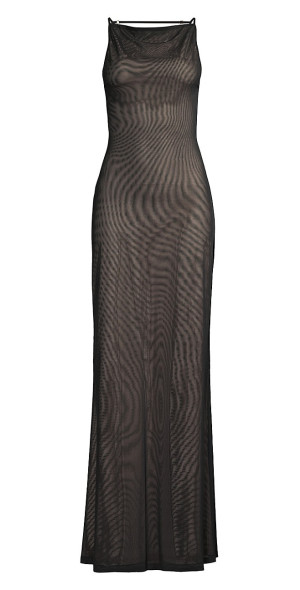 Misha - Women's Nina Ripple Mesh Gown