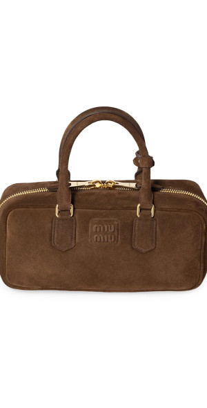 Miu Miu - Women's Arcadie Suede Top Handle Bag
