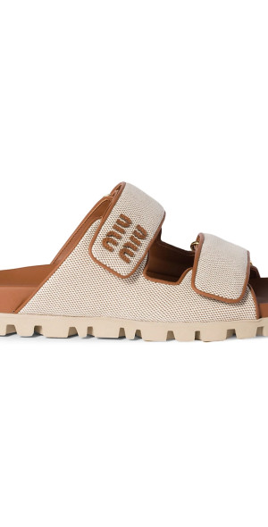 Miu Miu - Women's Canvas Slides