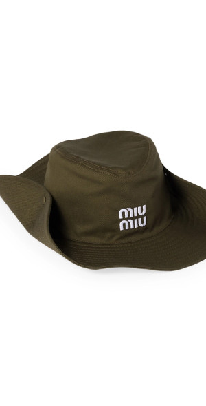 Miu Miu - Women's Drill Cowboy Hat