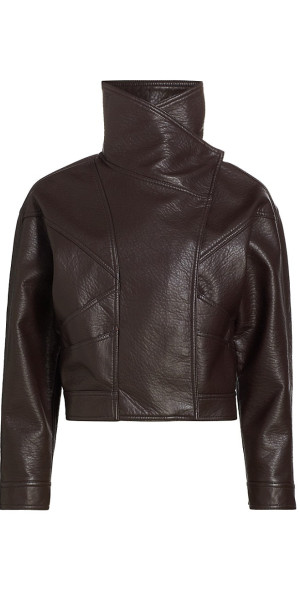 Mother - Women's The Count Chocula Faux Leather Jacket