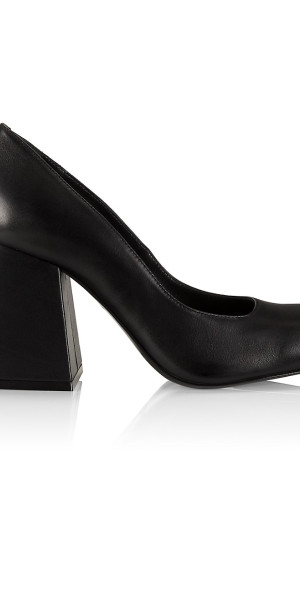 Nodaleto - Women's Bulla Air 90MM Square-Toe Leather Pumps