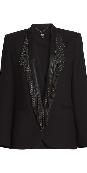 Paige - Women's Fleetwood Fringe-Trim Blazer