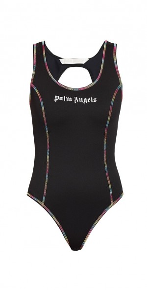 Palm Angels - Women's Neoprene Surf One-Piece Swimsuit