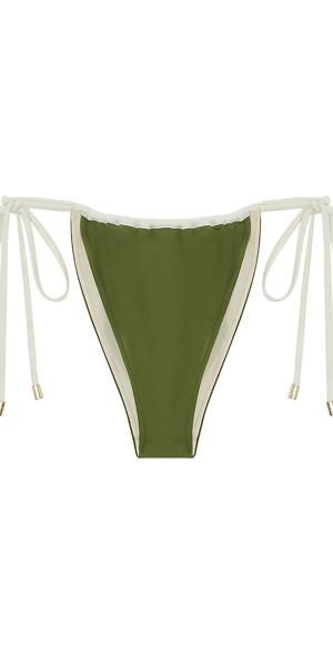 Peony - Women's Ruched Channel String Bikini Bottom