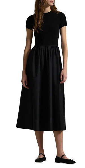 Polo Ralph Lauren - Women's Mixed Media Midi-Dress