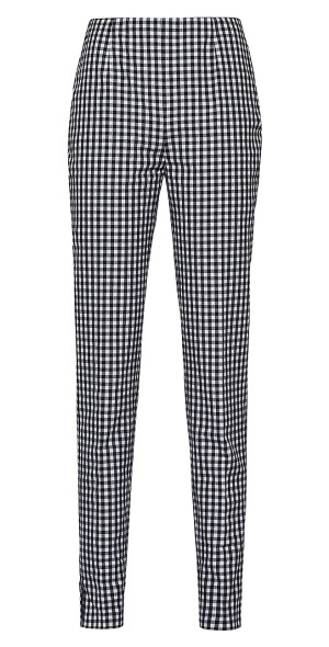 Prada - Women's Stretch Gingham Check Pants