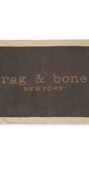 rag & bone - Logo Wool Puffer Blanket