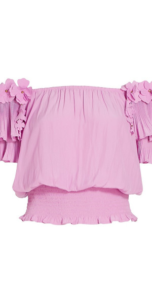 Ramy Brook - Women's Braelynn Off-The-Shoulder Appliqué Top