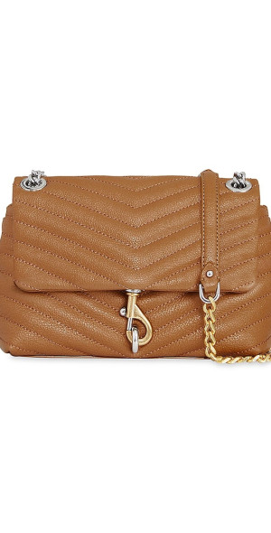Rebecca Minkoff - Women's Edie Chevron-Quilted Leather Crossbody Bag