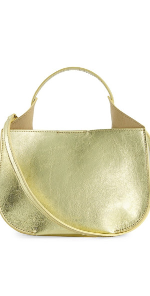 Ree Projects - Women's Mini Helene Metallic Leather Hobo Bag