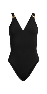 Robin Piccone - Women's Margot Raffia O-Ring One-Piece