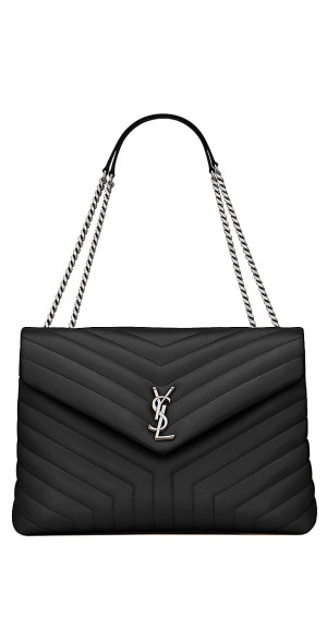 Saint Laurent - Women's Loulou Large Chain Bag In Quilted Leather