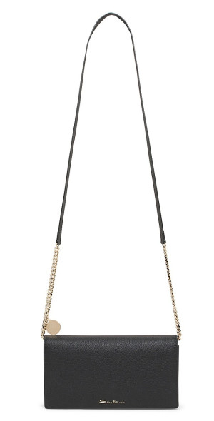 Santoni - Women's Wallet-on-Chain Leather Crossbody Bag