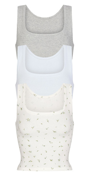 SKIMS - Women's Cotton Rib Tank 3-Pack