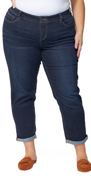 Slink Jeans - Women's Amber Rolled Straight-Leg Jeans
