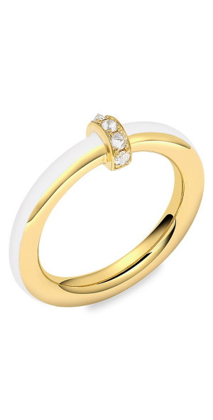 State Property - Women's Voyager Idris 18K Yellow Gold, Diamond & White ...