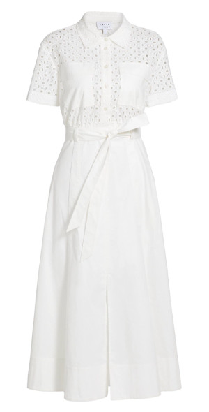 Tanya Taylor - Women's Camille Cotton Twill Midi-Dress