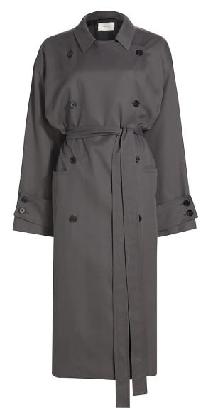 The Row - Women's Eric Silk Double-Breasted Trench Coat