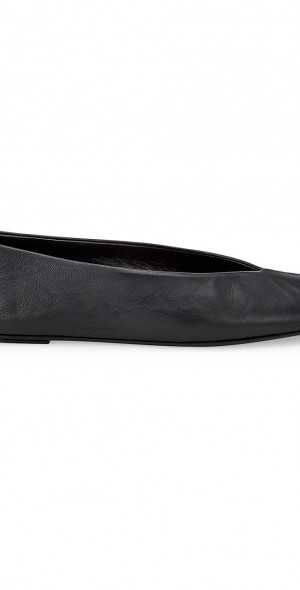 The Row - Women's Eva Two Leather Ballet Flats