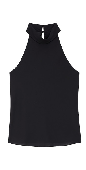 Theory - Women's Rolled-Neck Halter Top