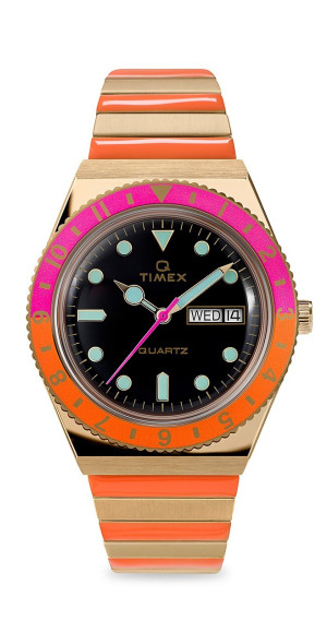 Timex - Women's Q Malibu Stainless Steel Expansion Band Watch