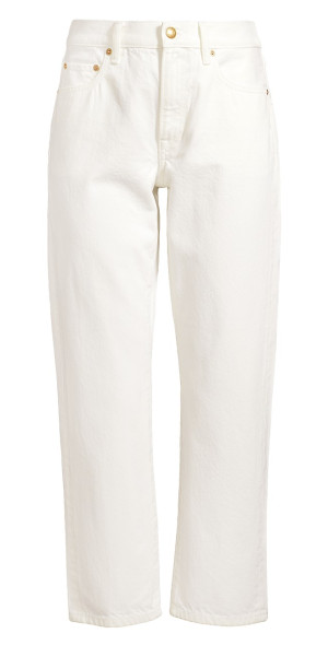 Tory Burch - Women's Mid-Rise Cropped Jeans