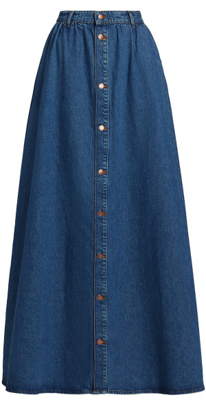 Triarchy - Women's Ms. Corey Denim Maxi Skirt