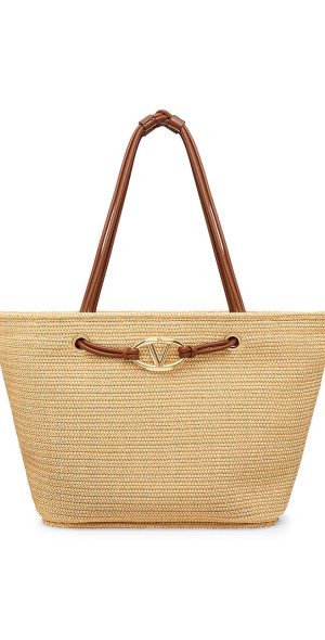Valentino Garavani - Women's Escape Large Raffia Shopping Bag