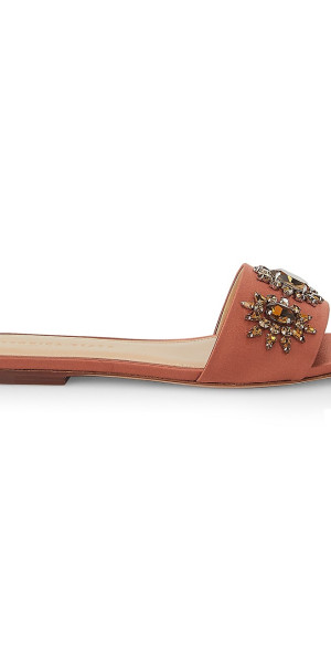 Veronica Beard - Women's Maggie Embellished Slide Sandals