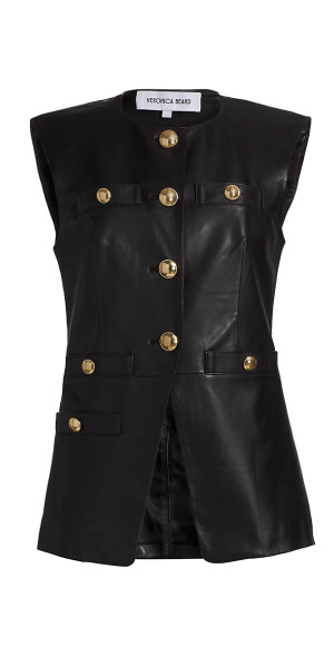 Veronica Beard - Women's Tamara Leather Vest