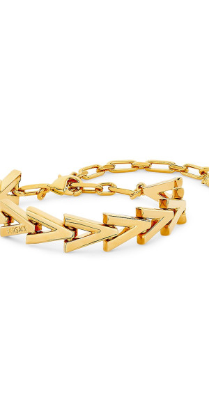 Versace - Women's Goldtone V-Link Chain Bracelet