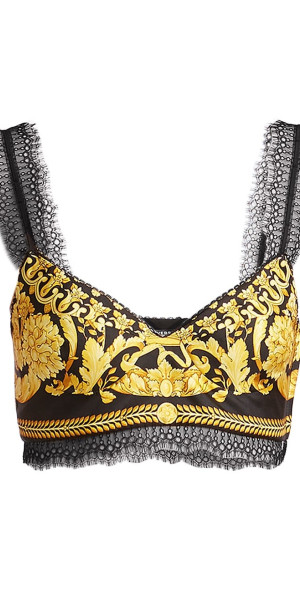 Versace - Women's Silk Heritage Print Bra Top