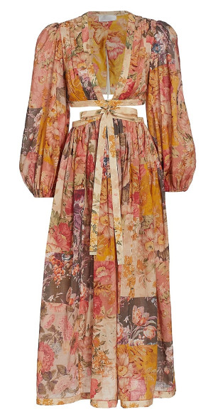 Zimmermann - Women's Patti Floral Patchwork Maxi Dress
