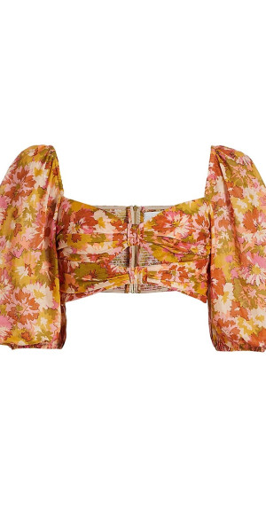 Zimmermann - Women's Violet Crop Top